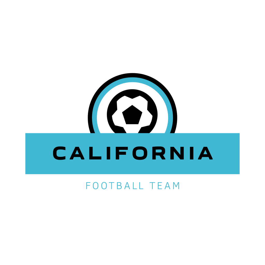 Football Team, California Logo - Turbologo Logo Maker
